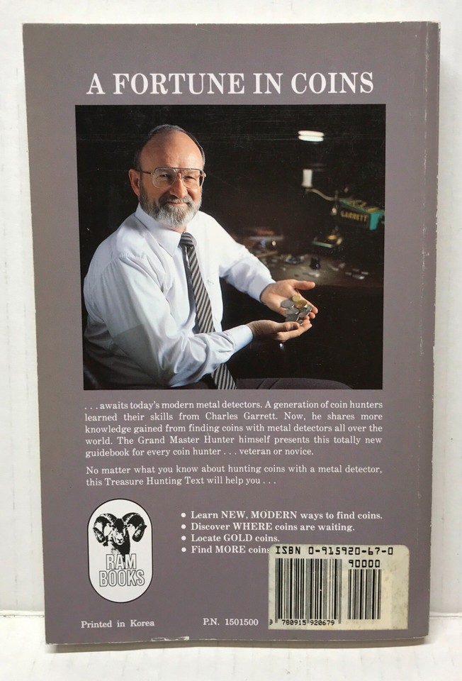 The New Successful Coin Hunting Charles Garrett VINTAGE TREASURE BOOK ...