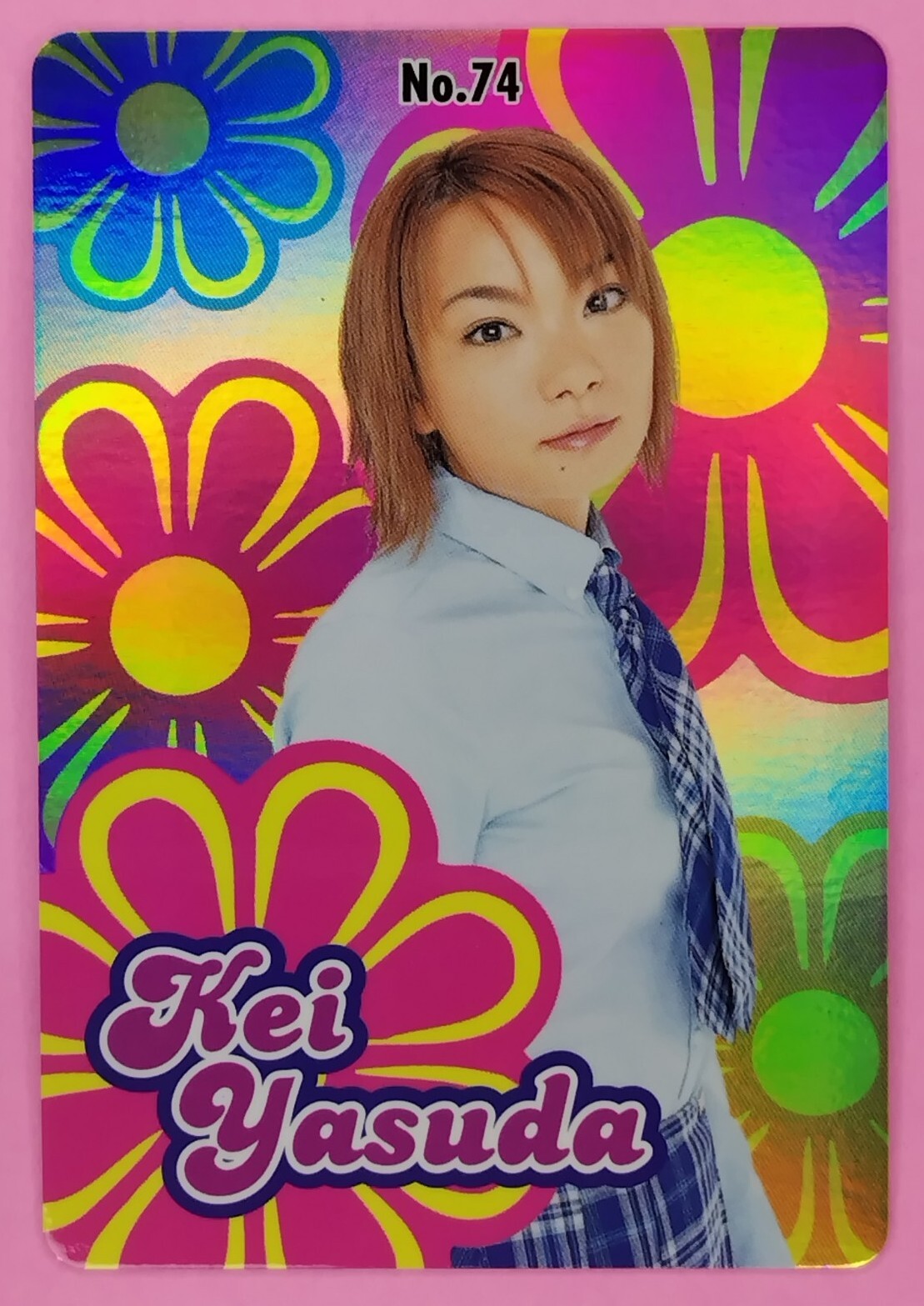 Kei Yasuda Morning Musume. TCG Japanese Idol COLLECTION CARD 2002 Amada ...
