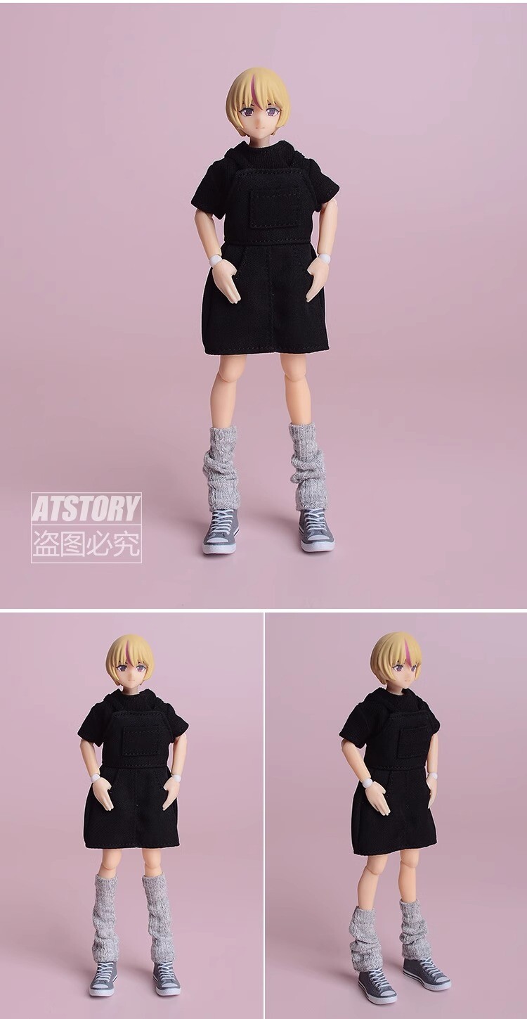 1/12 Scale Female Tube Socks Stacked Socks Model For 6" Action Figure ...