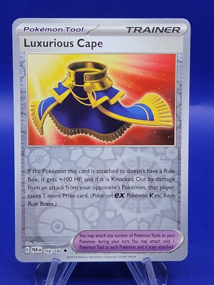 Pokemon TCG Luxurious Cape 166/182 REVERSE HOLO Paradox Rift NM | eBay