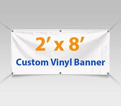Custom Vinyl Banner (6'X2') | eBay
