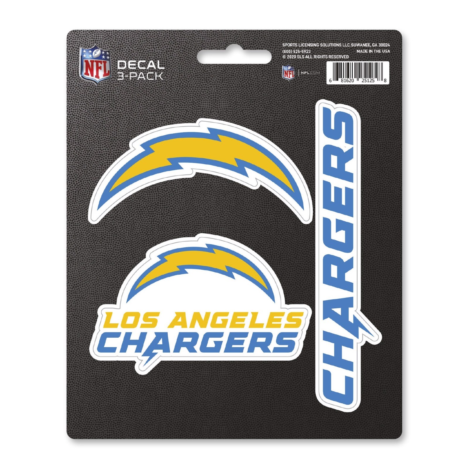 Los Angeles Chargers NFL Die-Cut Decal Stickers / 3 Pack *Free Shipping ...