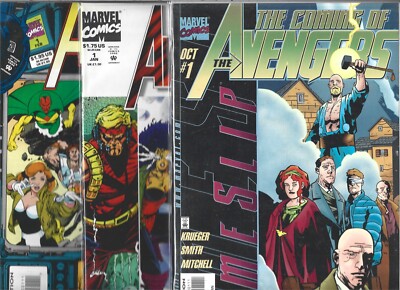 THE AVENGERS #1 ONE-SHOT LOT OF 3 - TIMESLIP, STRIKFILE & LOG (VF/NM ...