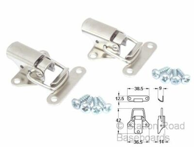 2 Small Toggle Clips for Model Railway Train Set Baseboards, Clamps ...