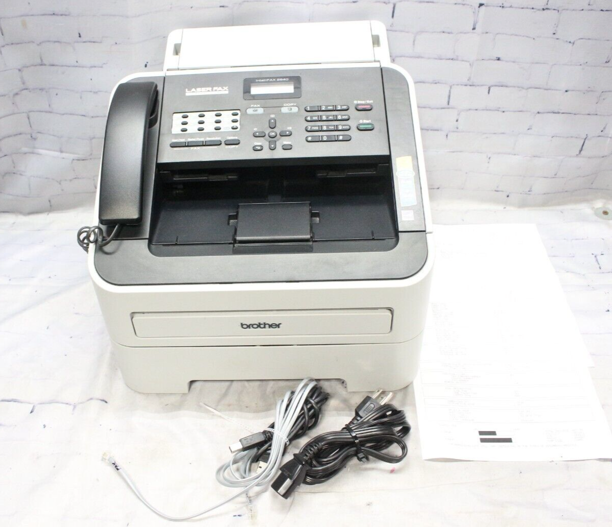 Brother Intellifax 2840 High Speed Mono Laser Fax Machine for sale ...