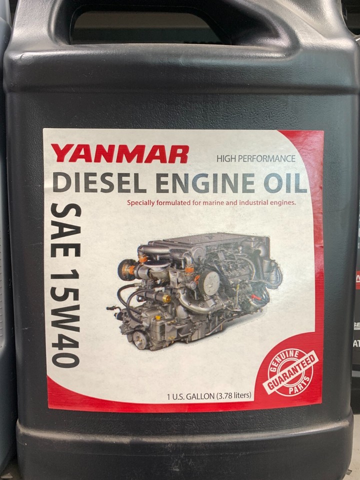 Yanmar SAE 15W40 High Performance Diesel Engine Oil (1 U.S. Gallon ...