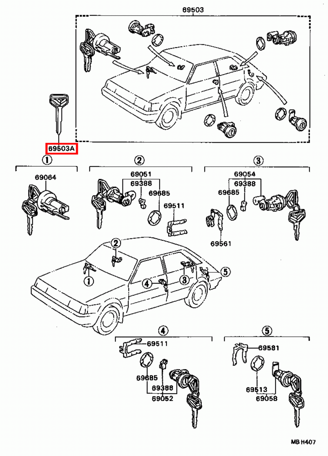 Genuine Celica ST162 ST161 AT160 Corolla CE80 AE86 AE82 AE80 Non Chip ...