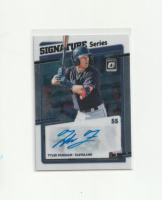 2020 Panini Donruss Optic Tyler Freeman Autograph Cleveland Indians ...
