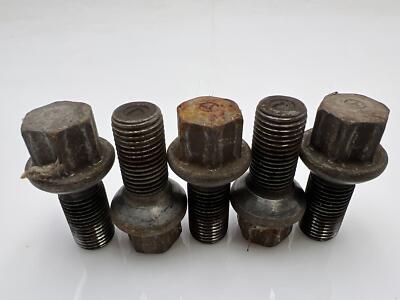 Wheel Lug Bolt Set (5) 2010 - 15 Mercedes E63 AMG 14x26.5x1.5 mm OEM ...