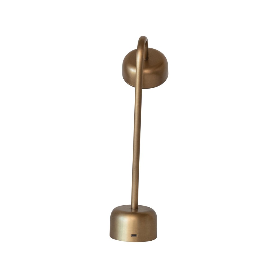 Creative Co-Op Metal LED Table Lamp Touch Sensor and Adjustable Head ...