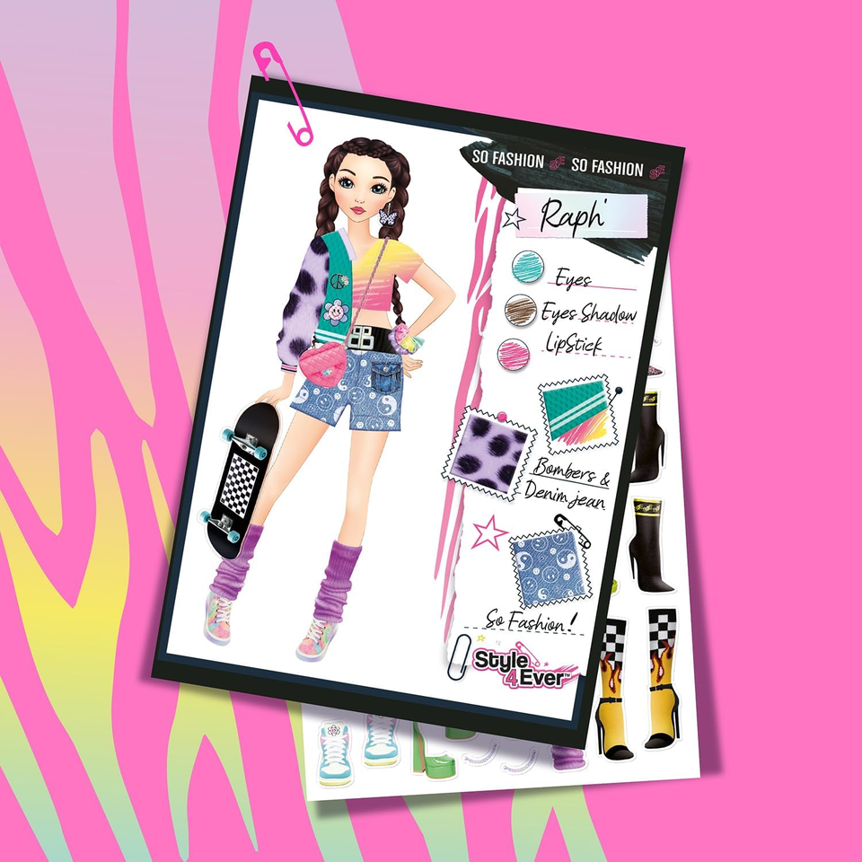 Style 4 Ever Fashion Designer - Fashion Designer Kit, Real Fabric ...