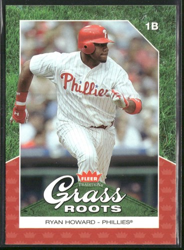2006 Fleer Tradition Ryan Howard Grass Roots #GR-22 Philadelphia ...