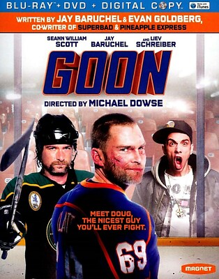 "GOON (2011)" Sports Comedy BLU-RAY & DVD set (2012, Magnet) SEAN ...