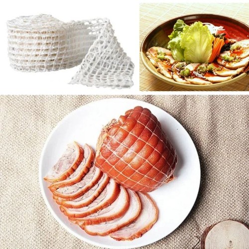 Mesh cover Meat Net Netbag Butcher's String Roll New Hot Dog Meat Mesh ...