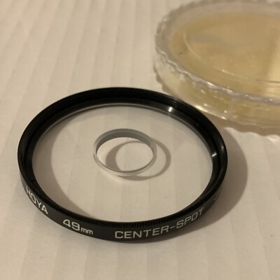 Hoya 49mm Center Spot Filter Japan C/W Case | eBay UK