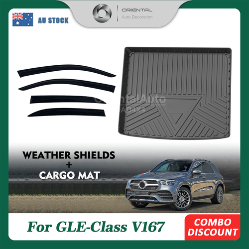 Luxury Weather Shields & 3D TPE Cargo Mat for GLE Class V167 2019-Onwards | eBay Australia