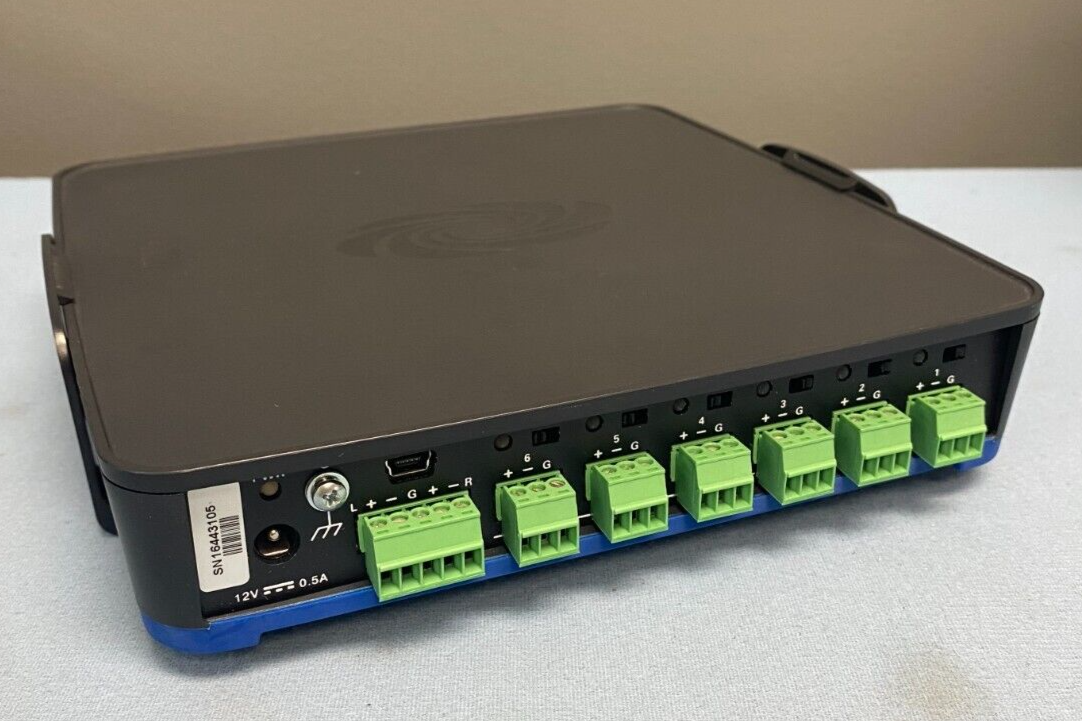 Crestron MMX-6-USB 6-Channel USB Microphone Mixer/Preamp - Power ...