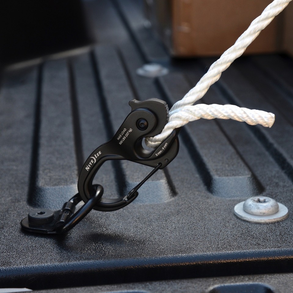 Nite Ize CamJam XT Aluminum Rope Tightener, Large - 500 lb Load Limit ...