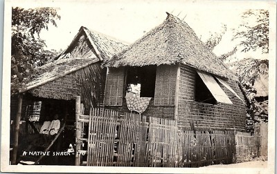 RPPC Philippines A Native Shack Real Photo Postcard V43 | eBay