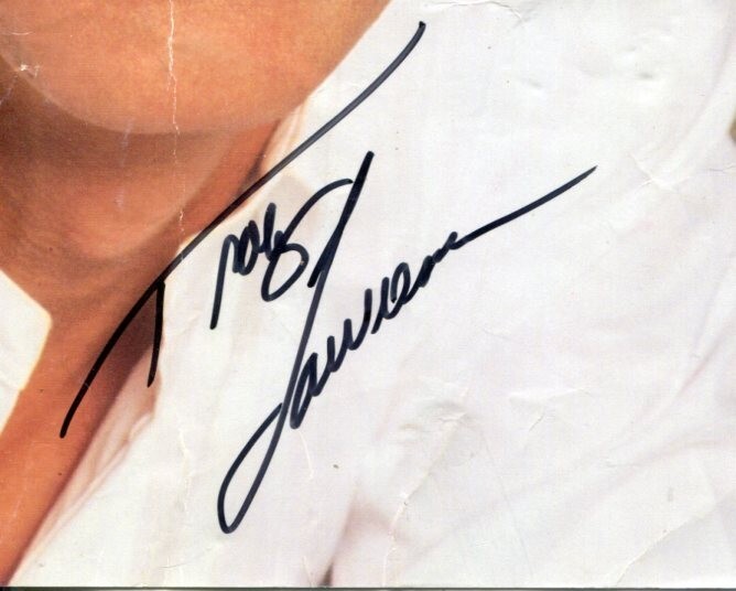 Tracy Lawrence Country Music Singer Sticks and Stones Signed Autograph ...