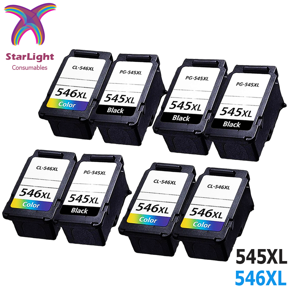 Ink Cartridge 545 546XL For Canon Pixma IP2800 MG2400 MG2455 LOT | eBay