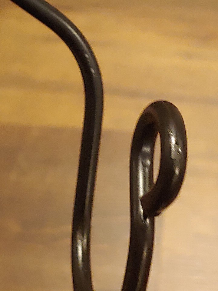 Hanging Rolling Pin Holder - Amish forged wrought iron -sturdy strong ...