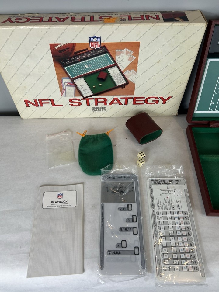 Vintage 1987 NFL Strategy Football Briefcase Edition #1000 by Tudor ...