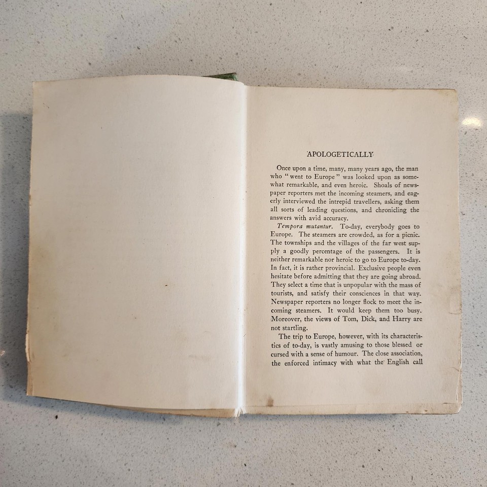 1917 Antique Hardcover- The Great Wet Way - Alan Dale | eBay