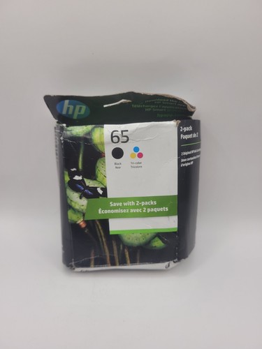 Genuine HP 65 (T0A36AN) Black & Tri Color Original Ink Cartridges 2026 ...