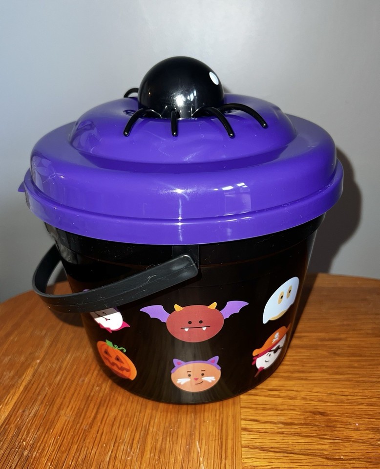 🎃 Limited Edition 2025 Dunkin’ Donuts Halloween Bucket w/ Spider Lid ...