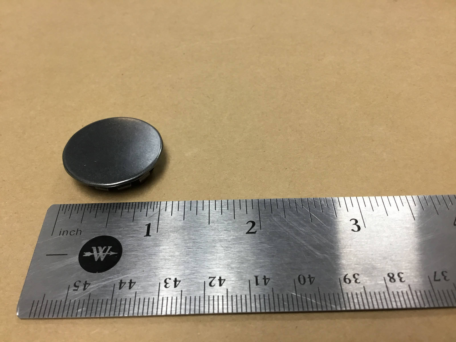 (1 PC) CDI 10-103-3 BUTTON PLUG,HANDLE Knockout Fillers 1" BLACK METAL ...