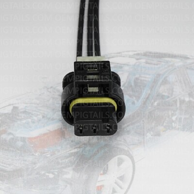 3-Pin PDC Parking Distance Sensor Connector Pigtail For Tesla Model X ...