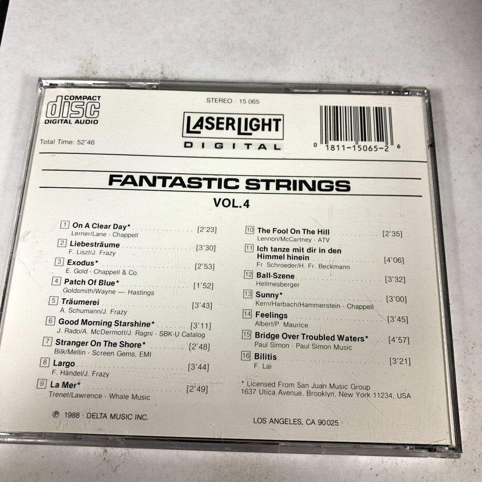 Fantastic Strings, Vol. 4 by Fantastic Strings (CD, Oct-1991, Laserlight) 18111506526| eBay
