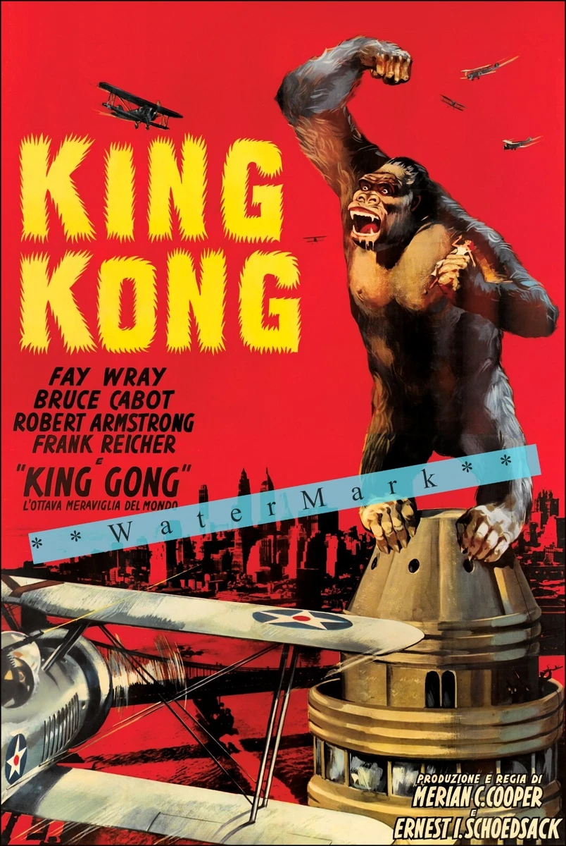 Original King Kong Movie Poster