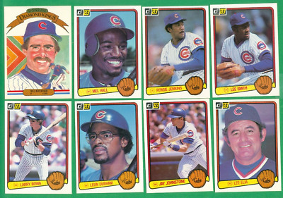 1983 DONRUSS CHICAGO CUBS TEAM SET -1 NM/MT LEE SMITH BUCKNER x2 ...