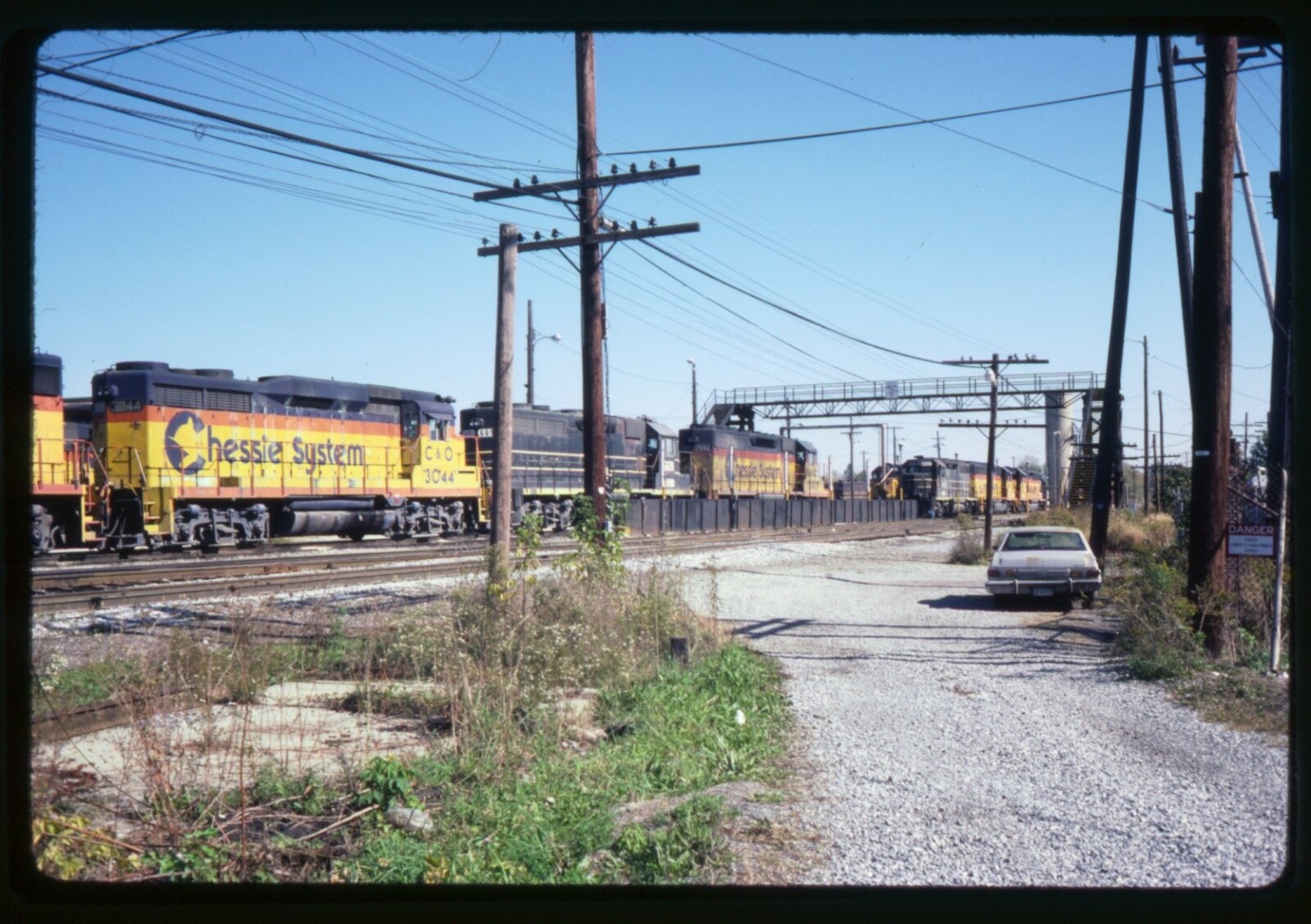 Railroad Slide - Chesapeake & Ohio Locomotives Chessie System 1986 ...
