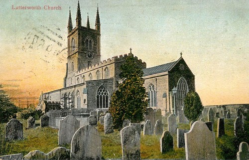 LUTTERWORTH CHURCH - POSTCARD | eBay