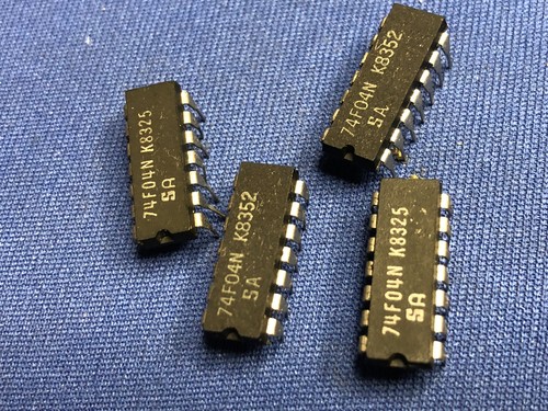 QTY-1 74F04N SIGNETICS 74F04 14-PIN DIP RARE VINTAGE 1983 NEW LAST ONES ...