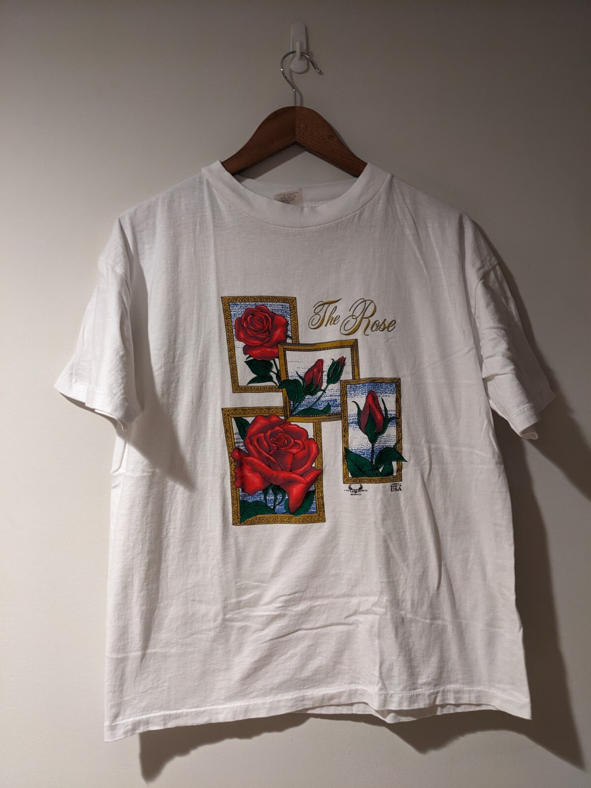 Vintage 90s The Rose Flower Garden Photo Portrait Whi… - Gem
