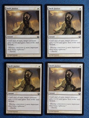 MTG 4x Swift Justice x4 NM Return to Ravnica Magic the Gathering ...