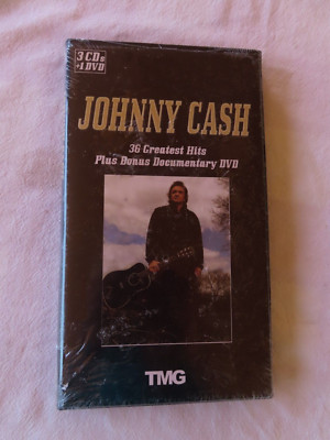 Johnny Cash Box Set 36 Greatest Hits 3 CD's plus DVD NEW SEALED | eBay