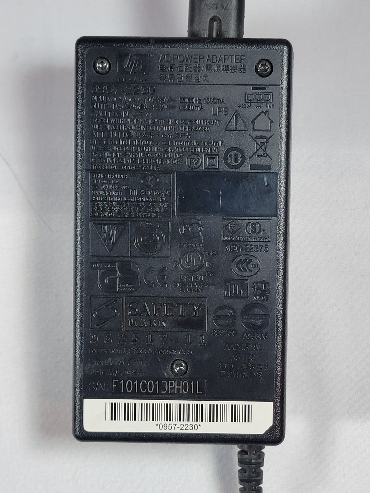 Genuine HP 0957-2230 AC Power Adapter for C8180 Printer HP 6500 B8550 ...