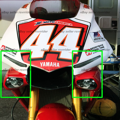 simulated headlight decals stickers fits 2015 2016 2017 yamaha R1 | eBay