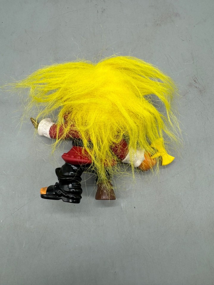 Vintage 1992 Hasbro Troll Doll Pirate With Yellow Hair READ | eBay