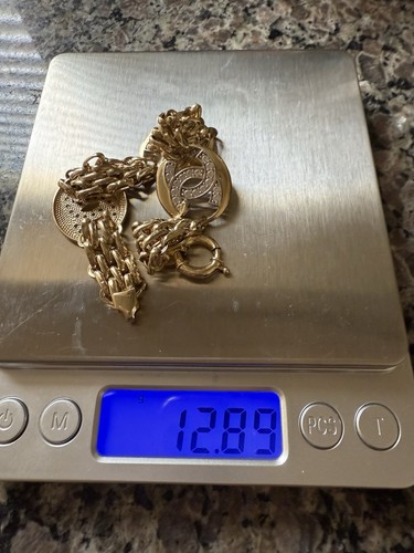 Beautiful 14K Pure Solid Gold Bracelet – 12.9g, 10mm Wide | eBay