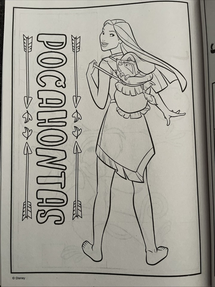 Disney Princess Jumbo Coloring & Activity Book Games, Puzzles ...