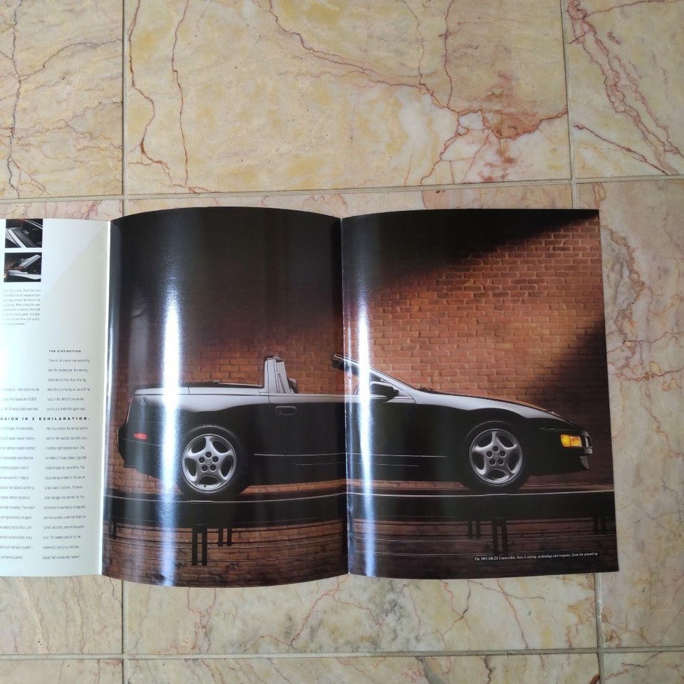 [Import duties included] Nissan 300ZX Convertible Brochure 1992 Stylish ...