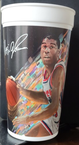 1992 McDonalds USA Olympic Dream Team Cup Magic Johnson #4 Los Angeles ...