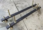 Knee Mill Leveling Feet Kit Support Bar 2-1/2" wide steel bars 4 ...