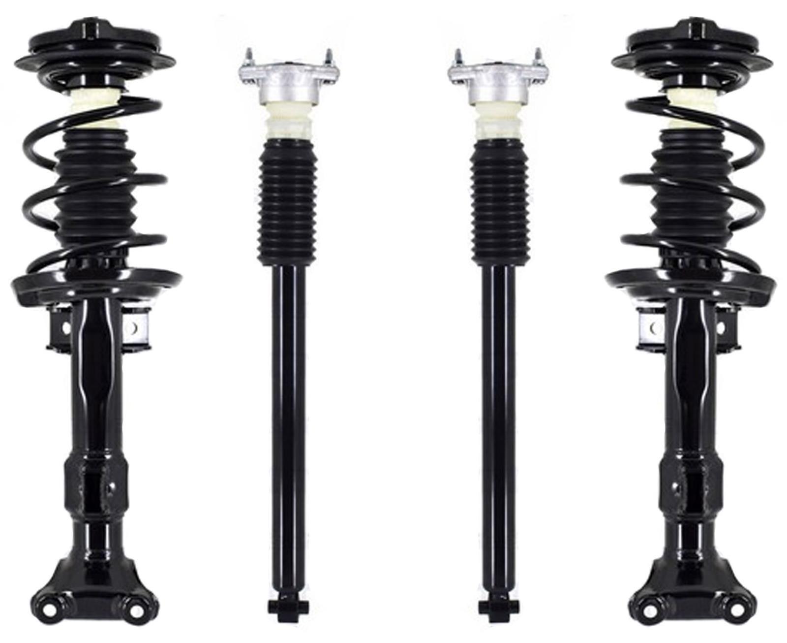 Front Complete Struts & Rear Shock Absorber For Mercedes Benz C250 10 ...